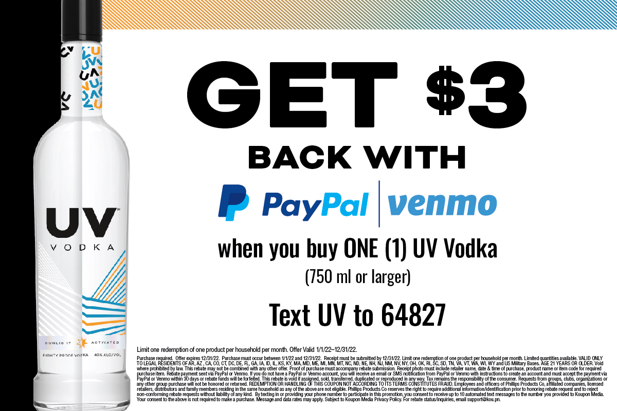 Promotions - UV Vodka
